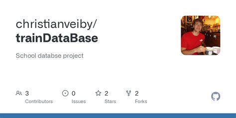 Github Christianveibytraindatabase School Databse Project