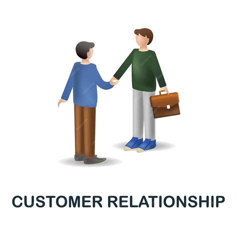 Premium Vector Customer Relationship Icon 3d Illustration From Customer Relationship