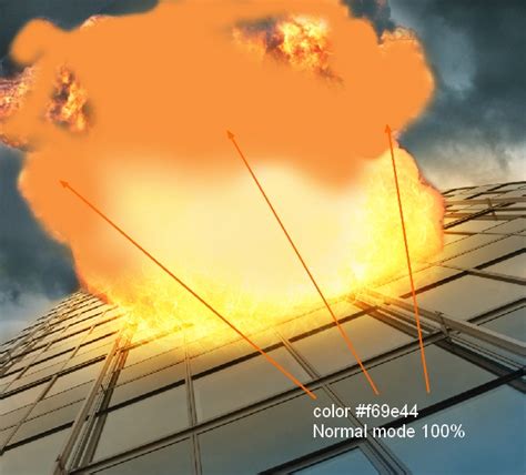 Create A Dramatic Building Explosion Scene PSDFan Create A Dramatic Building Explosion Scene PSDFan