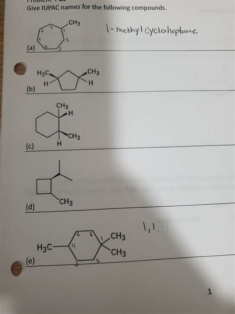 Answered Give Iupac Names For The Following… Bartleby