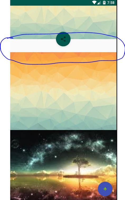 Android Why Collapsing Toolbar Is Showing White Space When Collapsing