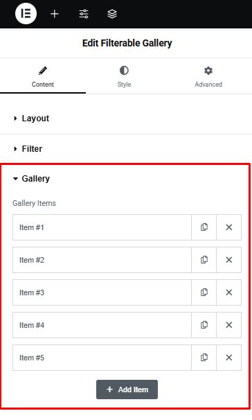 Filterable Gallery Widget Documentation Animation Addons