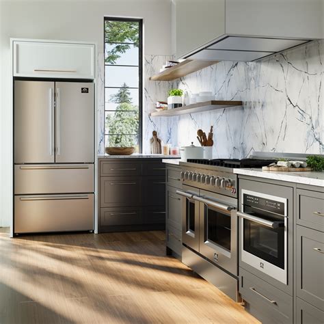 Forno Premium 3 Piece Kitchen Bundle Forno Galiano 48 Freestanding