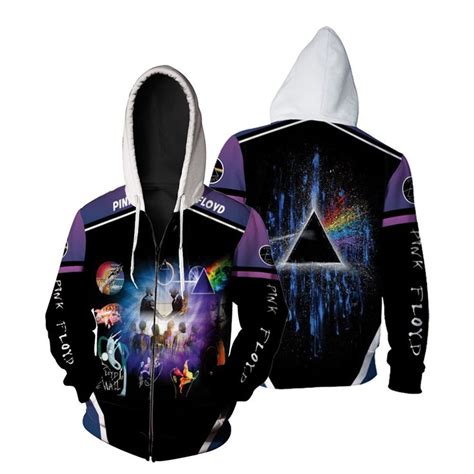 Pink Floyd Wish You Were Here Burning Man Album Cover Zip Hoodie