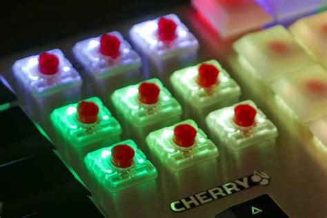 Cherry MX Low Profile RGB — низкопрофильные механические переключатели ...