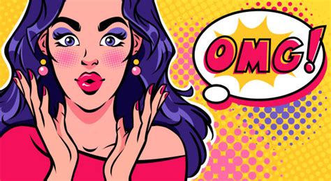 +260 Omg Comic Word Bubble Pop Art Retro Style Illustrazioni stock, grafiche vettoriali royalty ...