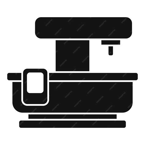 Premium Vector Router Cnc Machine Icon Simple Vector Control Production