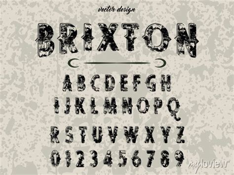 Alphabet Font Typeface Script Shadow Effect Handcrafted Handwritten Canvas Prints For The Wall