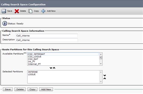 Probleme With Secondary Partition In Css In Cucm 91 Cisco Community