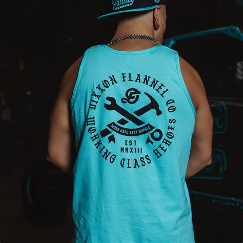 Black Working Class Badge Tank Tiffany Dixxon Flannel Co