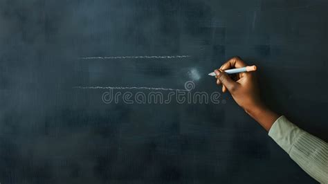 Hand Writing on Chalkboard with Chalk, Education and Teaching Concept ...