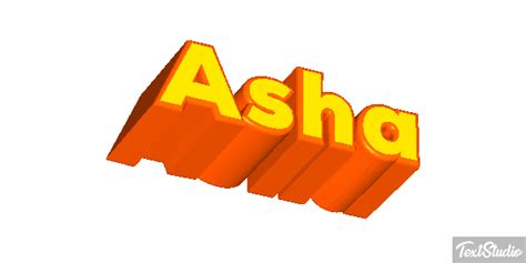 Asha Nombre Diseños De Logotipos  Animados