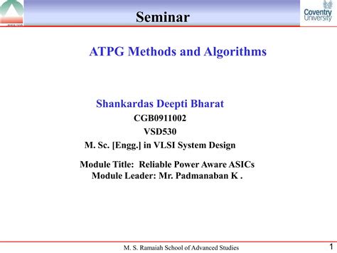 Atpg Methods And Algorithms Pdf