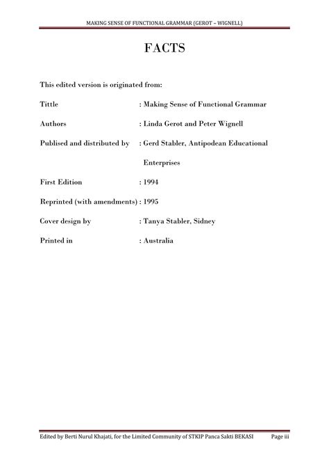 Making Sense Of Functional Grammar Preface Pdf
