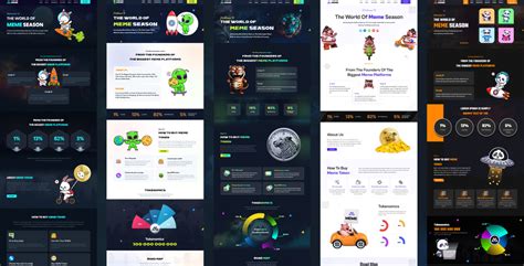 Meme Coin Tailwind Css And Bootstrap Html5 Template By Bitrix Infotech Pvt Ltd On Dribbble