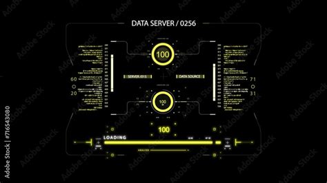 Futuristic Interface Digital Screen Ultra Detailed Abstract Digital