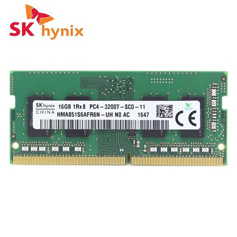 Модуль оперативной памяти Hynix Карта памяти 16ГБ Ddr4 3200 МГц Ноутбук Ram16 ГБ Sk Hynix 16gb