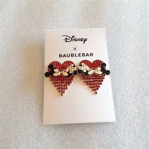Disney Jewelry Disney Baublebar Mickey Minnie Mouse Love Heart