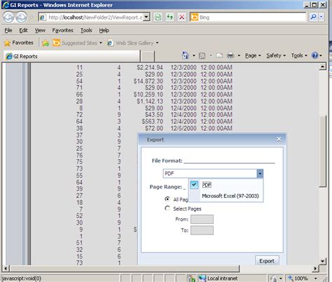 solved crystalreportviewer allowedexportformats ignored c sap