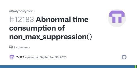 Abnormal Time Consumption Of Nonmaxsuppression · Issue 12183