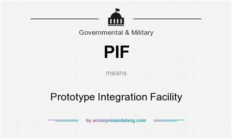 PIF Prototype Integration Facility In Government Military By AcronymsAndSlang Com