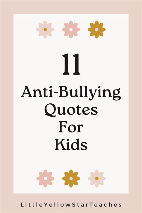 Anti Bullying Quotes By Famous People