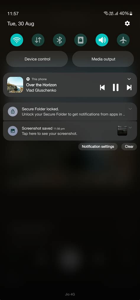 Music Player Notification Samsung Members