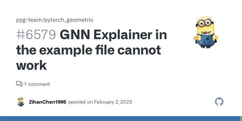 gnn explainer in the example file cannot work · issue 6579 · pyg team pytorch geometric · github