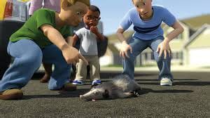 Over The Hedge Possum Dying