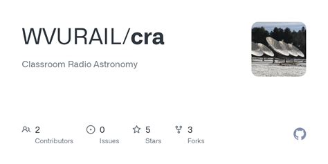 Github Wvurailcra Classroom Radio Astronomy