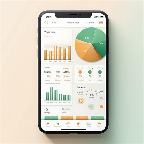 Premium Ai Image Mobile App Design Of Finance Personal Budgeting App