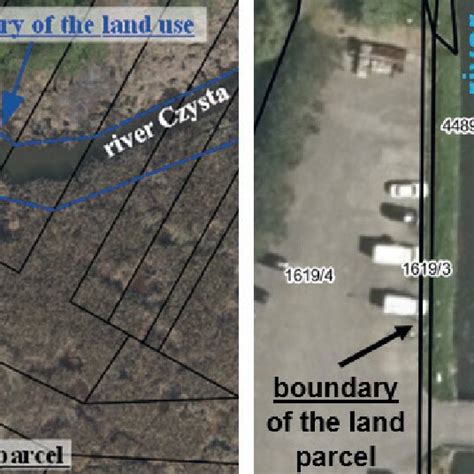 Comparison Of Boundaries Of Cadastral Parcels With Area Actually
