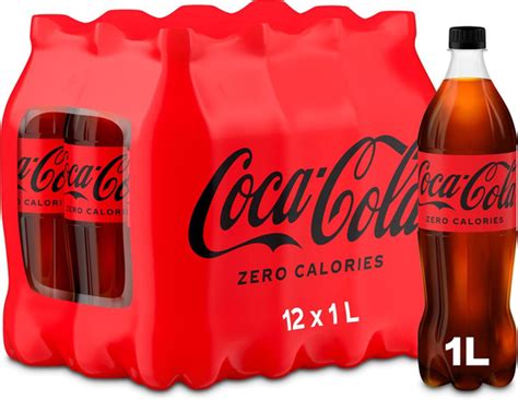 Напиток газированный Coca-Cola Zero Sugar ПЭТ 12 бутылок по 1 литру ...