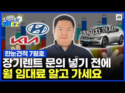 장기렌트카 상담 받기 전 필수 영상 현대·기아 자동차 전 차종 장기렌트 견적 한눈에 보기ㅣ한눈견적 7월호📊 장기렌트 가격 견적이 궁금하신가요