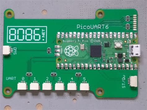 Picouart6 6x พอร์ต Uart To Usb Bridge รองรับบอร์ด Raspberry Pi 5 ได้