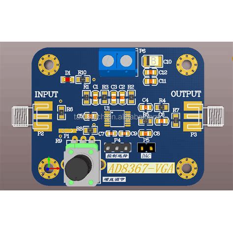 Taidacent AD8367 500mhz Variable Gain AGC Amplifiers
