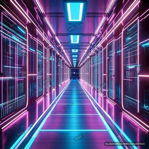 Ai创作图流光溢彩的霓虹灯走廊 霓虹走廊 霓虹灯过道 霓虹隧道 科幻长廊 宇宙飞船走廊 科技感走廊 七彩霓虹灯过道 霓虹灯灯带长廊 霓虹灯场景造型 霓虹灯隧道 科幻走廊 科幻走道 隧道霓虹灯