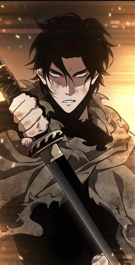 Jaehwan The World After The Fall Babe Angry Black Hair Black Shirt Cape Closed Mouth