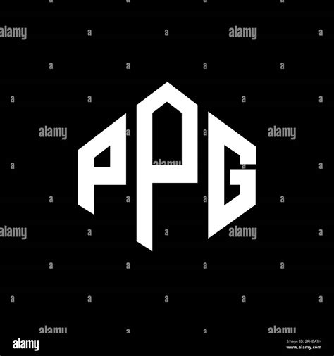 Ppg Letter Logo Design With Polygon Shape Ppg Polygon And Cube Shape Logo Design Ppg Hexagon