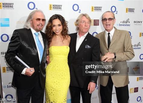 Barry Gibb Myleene Klass Francis Rossi And Rick Parfitt Of Status