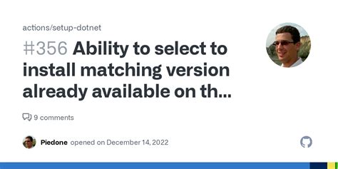 Ability To Select To Install Matching Version Already Available On The Current Image · Issue