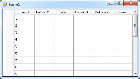 C DataGridView在HeaderCell中显示行号的方法 c datagridview headercell CSDN博客