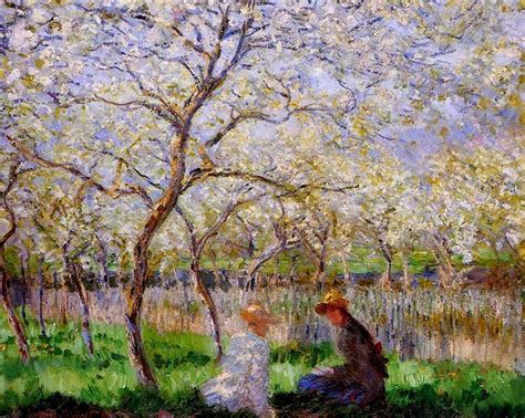 Friday Art Springtime By Claude Monet 1886 Jim Berkin
