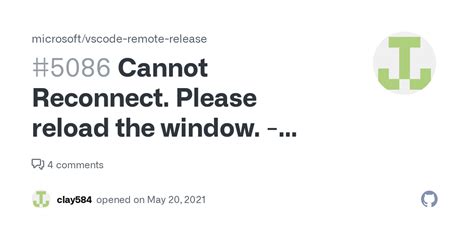 Cannot Reconnect Please Reload The Window Remote Wsl Disconnects After Update To 1562