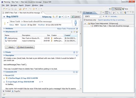 Using Mylyn With Git Gerrit And Hudson The Eclipse Foundation