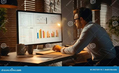 data driven sales and marketing insights stock illustration