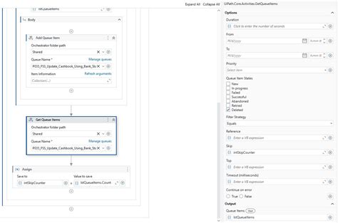 retrieve the delete items from queue orchestrator uipath community