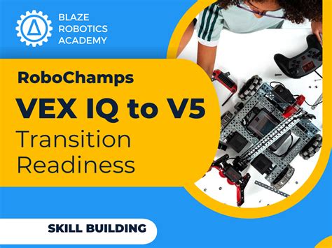 Robochamps Vex Iq To Vex V5 Transition Readiness — Blaze Robotics Academy