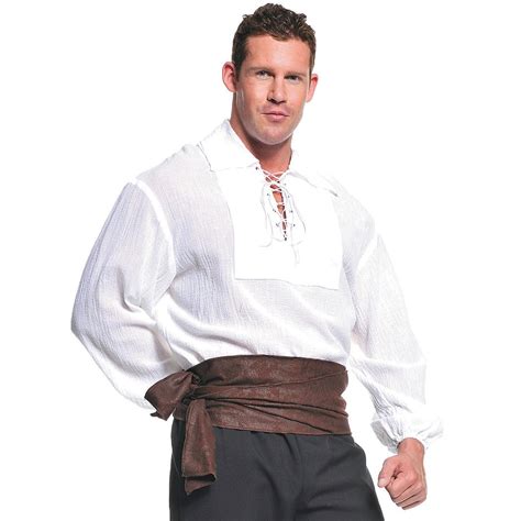 Pirate Shirt White Adult