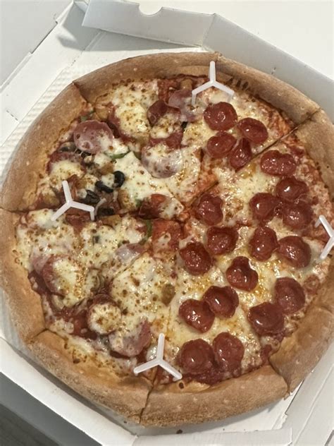 파파존스 슈퍼파파스페퍼로니 하프앤하프 페퍼로니 피자브랜드 비교 네이버 블로그